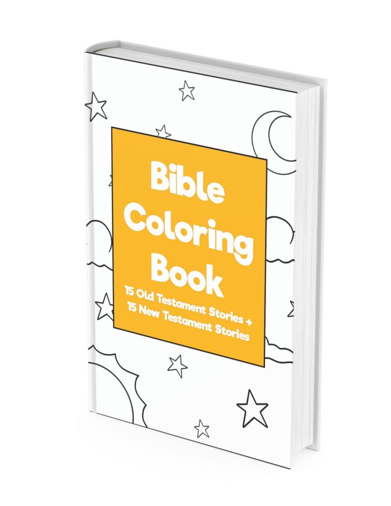 Bible Stories Printable Coloring Book - Steadfast Family