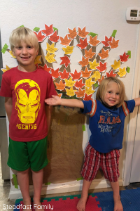 Family Culture Fall Tree Activity - Steadfast Family